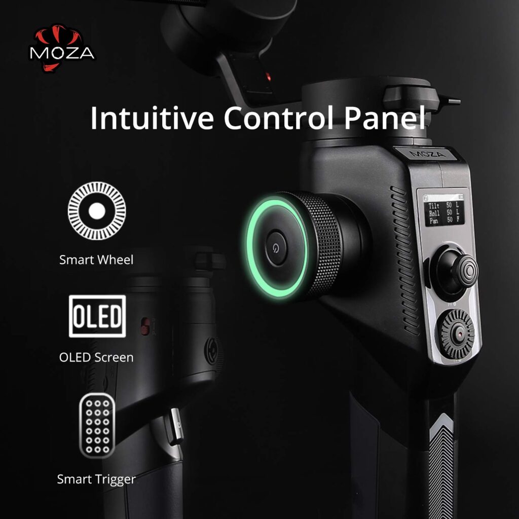 Moza Aircross 2 – Ultra-Lightweight 3-Axis Electronic Gimbal Stabilizer ...